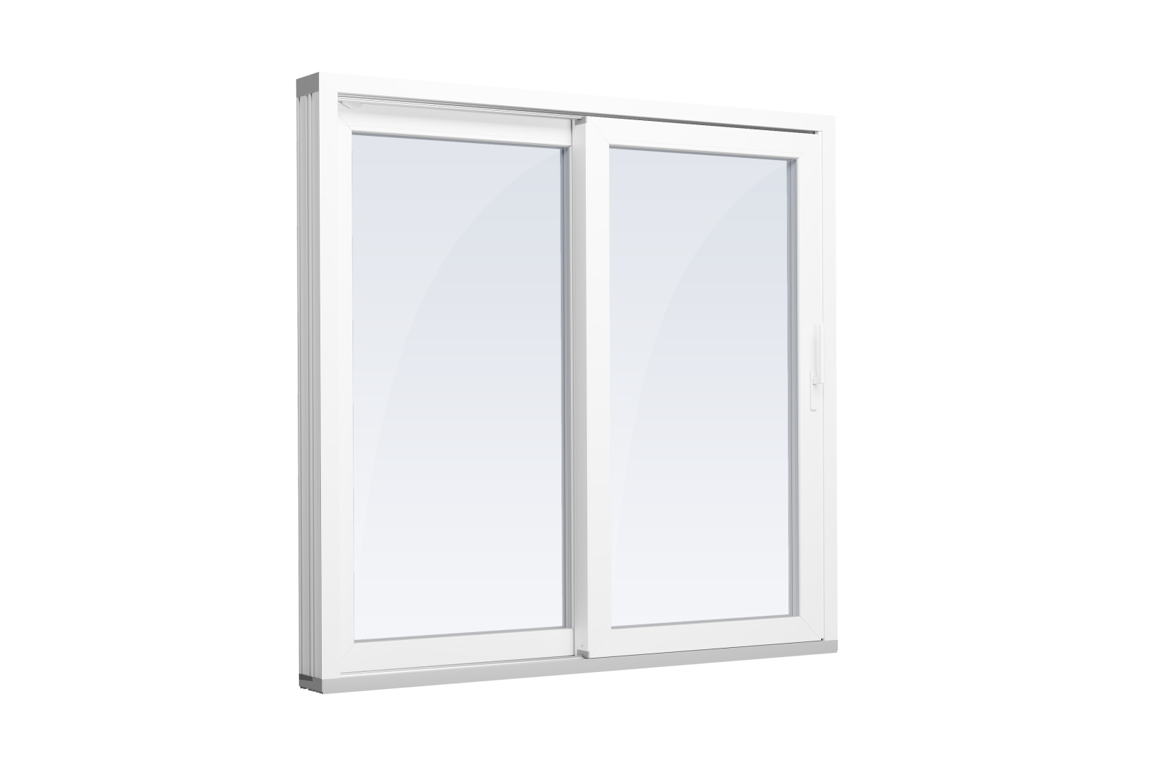 Dviejų dalių pakeliamos - stumdomos durys. Stumdoma varčia - dešinėje ...